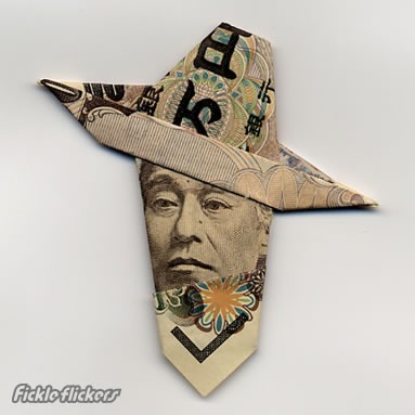 Moneygami, Paper Money Origami by Yosuke Hasegawa