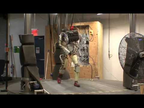 Boston Dynamics' PETMAN Walking Robot Dancing to Stayin' Alive