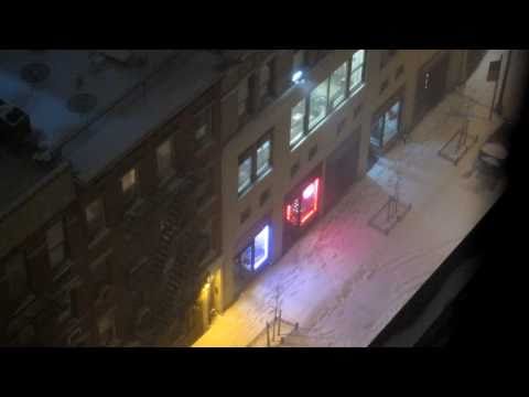 Thundersnow: Lightning and Thunder During Blizzard in New York City