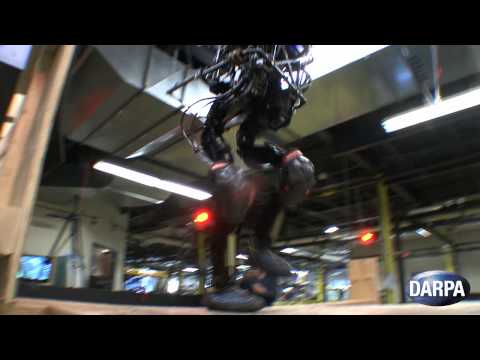 DARPA Humanoid Robot Climbs Stairs
