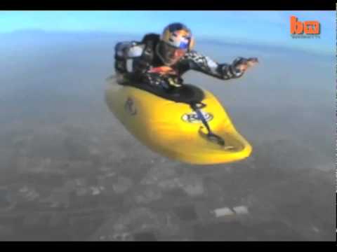 Skyaking, Freefall Skydiving in a Kayak