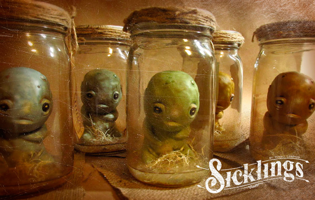 Sicklings, Series of Cute "Mopey & Needy" Character Sculptures
