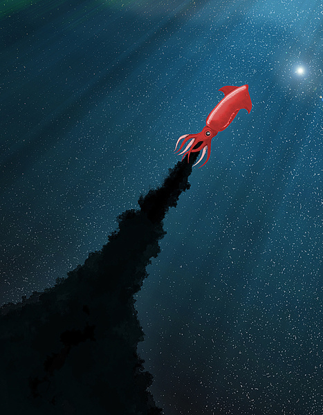 Octonaut, A Space Traveling Squid