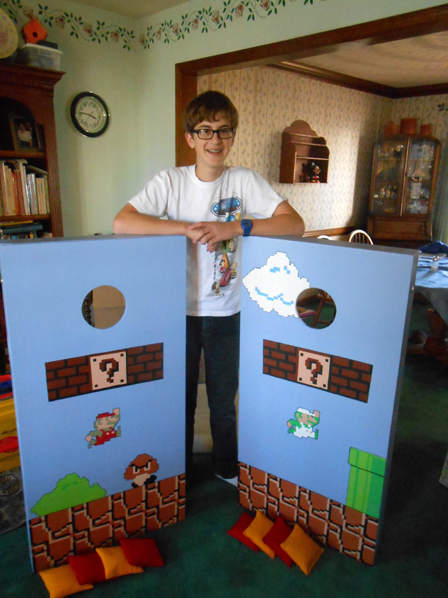 Super Mario Bros. Cornhole Boards