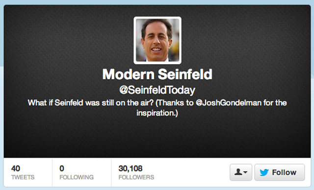 Modern Seinfeld Imagines Modern Day Seinfeld Episodes on Twitter