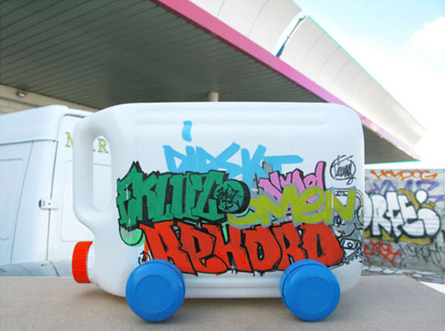 Truck Cans, Plastic Bottle Toy Vehicles by Martine Camillieri