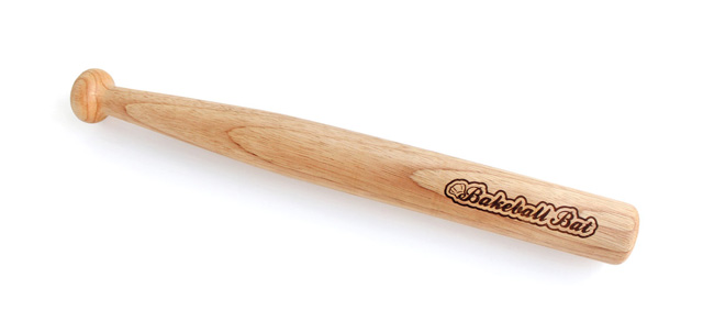 Bakeball Bat, A Rolling Pin That Looks Like a Mini Baseball Bat