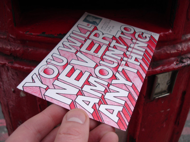 The Hate Mail Project, Hand Illustrated Offensive Postcards