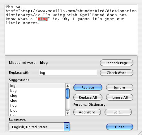 SpellBound Firefox Spellchecker