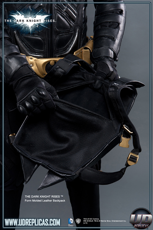 Leather Batman Backpack Inspired by 'The Dark Knight' Films