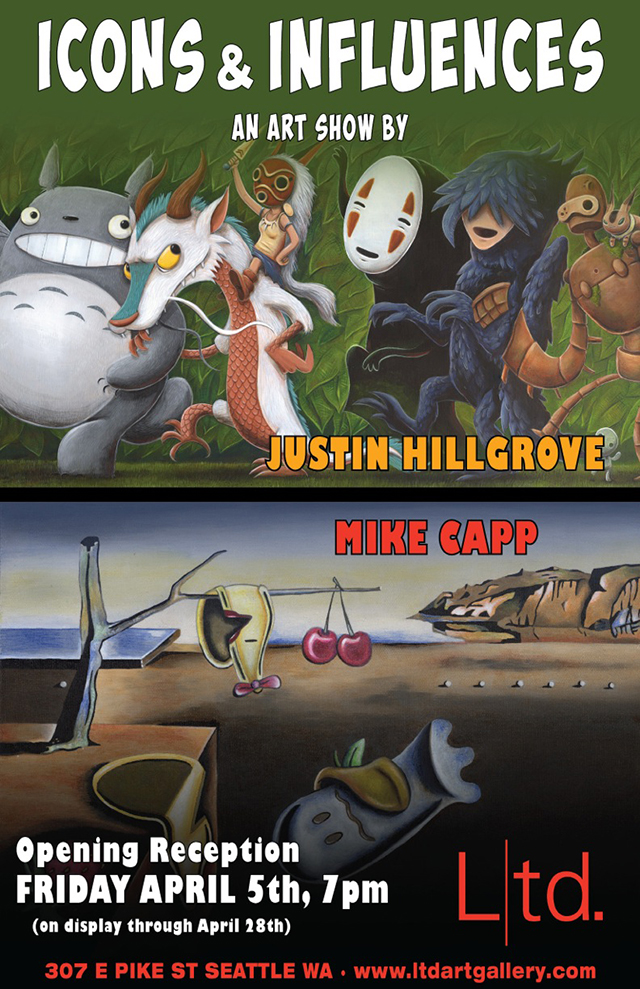 Icons & Influences, Art Show by Justin Hillgrove & Mike Capp at Ltd ...