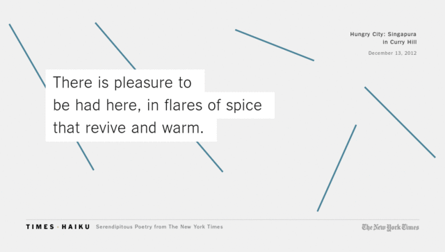 Times Haiku, A Collection of Haiku Found in 'The New York Times'