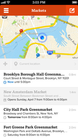 Farmstand, iOS App That Helps Find Information on Farmer's Markets