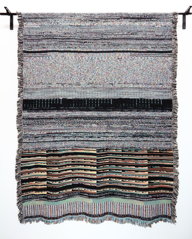Binary Blankets, Computer Files Turned Into Woven Blankets