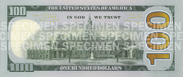 $100 Bill's New Security-Enhanced Design To Be Put Into Circulation