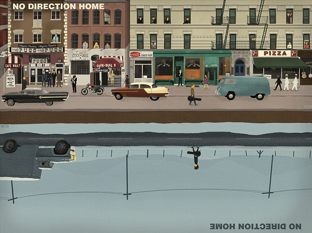 No Direction Home, A Reversible Poster Devoted to Bob Dylan & The 2005 ...