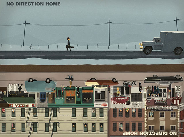 No Direction Home, A Reversible Poster Devoted to Bob Dylan & The 2005 ...