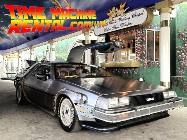 Back to the Future Time Machine DeLorean Rental