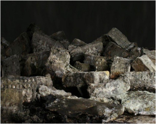 A City of Bread Slowly Decomposing Over 6 Months