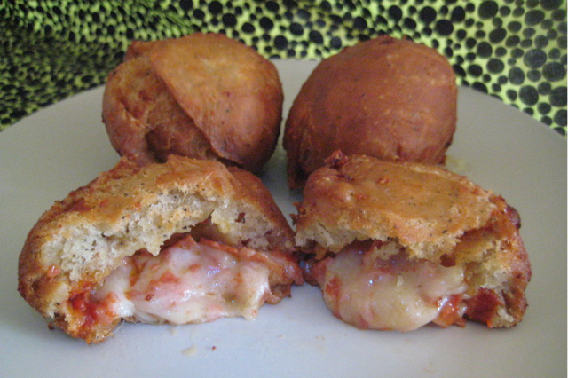 Deep Fried Pizza Donuts