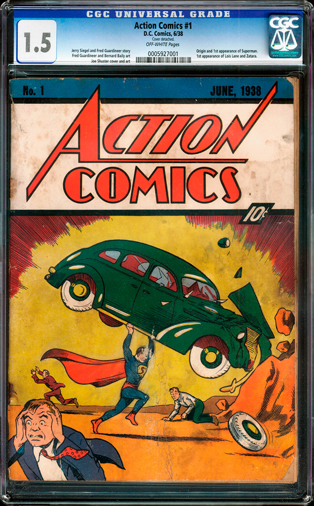Man Finds 'Action Comics' #1 (1938) in Wall of House, Features First ...