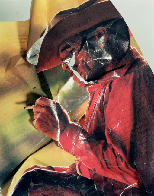 Crumpled Paper, Fashion Models Are Bizarrely Distorted in Crumpled ...