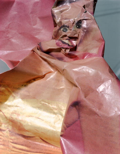 Crumpled Paper, Fashion Models Are Bizarrely Distorted in Crumpled ...