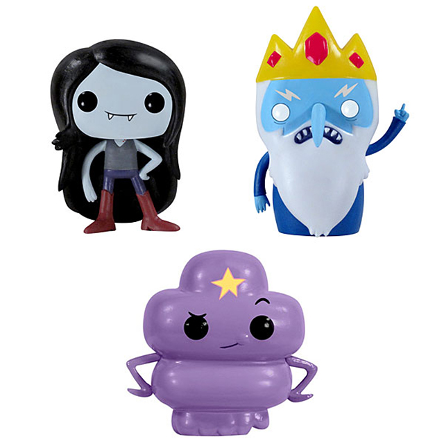 Stylized Series of Vinyl 'Adventure Time' Figures