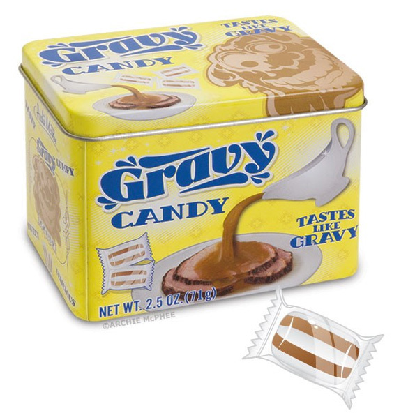 Gravy Candy, Savory Herb-Infused Gravy-Flavored Hard Candies