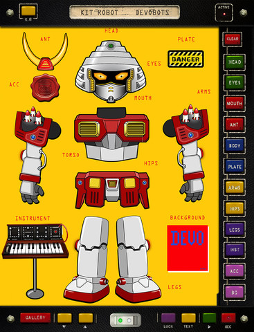 DevoBots, DEVO Synthesizer and Robot Maker App Now Available
