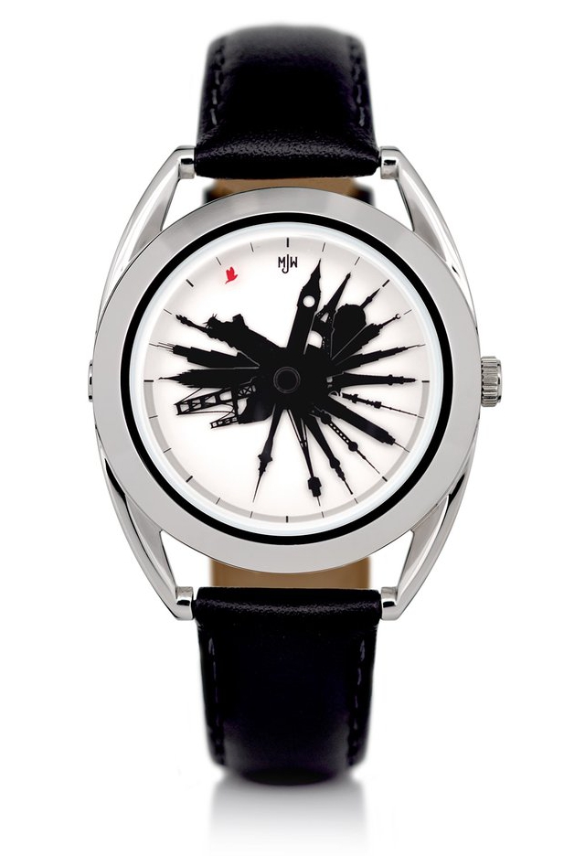 Time Traveller Watch Shows Multiple Time Zones at Once Using Famous ...