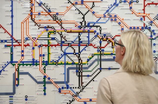 LEGO Maps of the London Underground