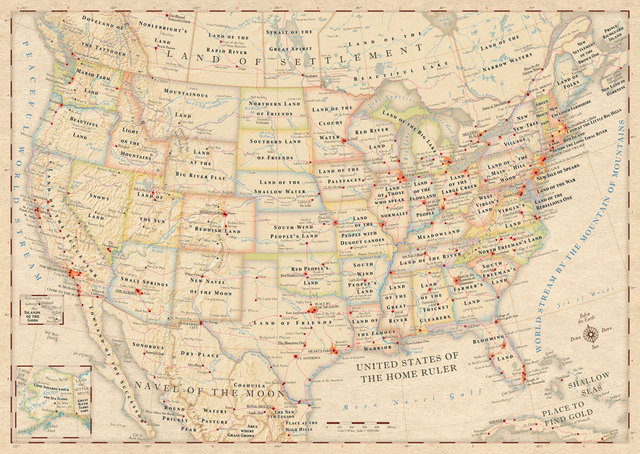 Atlas of True Names, Maps That Replace Location Names With Their ...