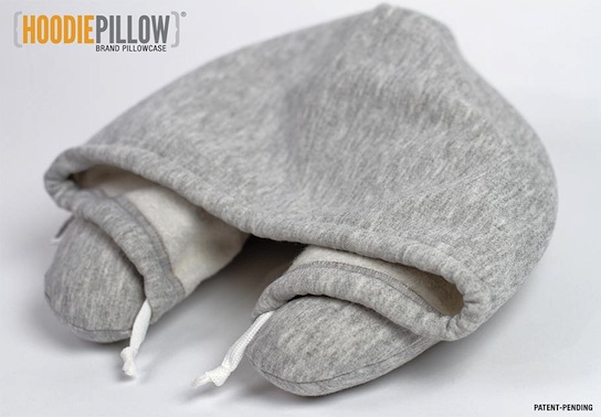 The Travel HoodiePillow, A Hooded Travel Pillow For Stylish Napping