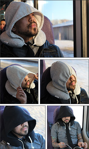 The Travel HoodiePillow, A Hooded Travel Pillow For Stylish Napping