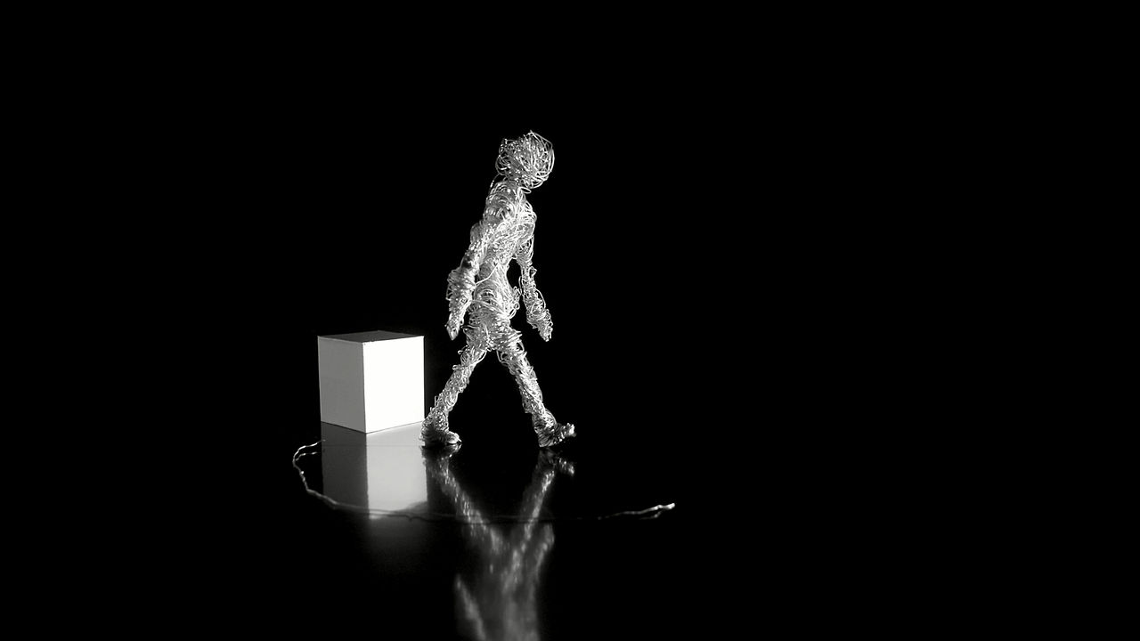 Wire & Paper Stop-Motion Animation for 'Plastic and Flashing Lights' by ...