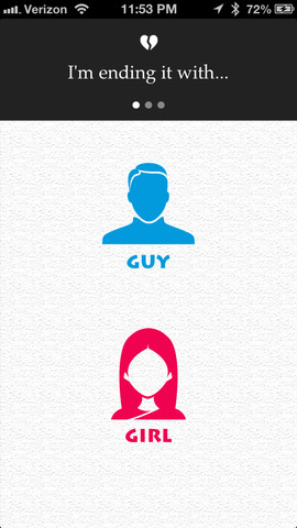BreakupText, An iOS App For Breaking Up Via Text Message