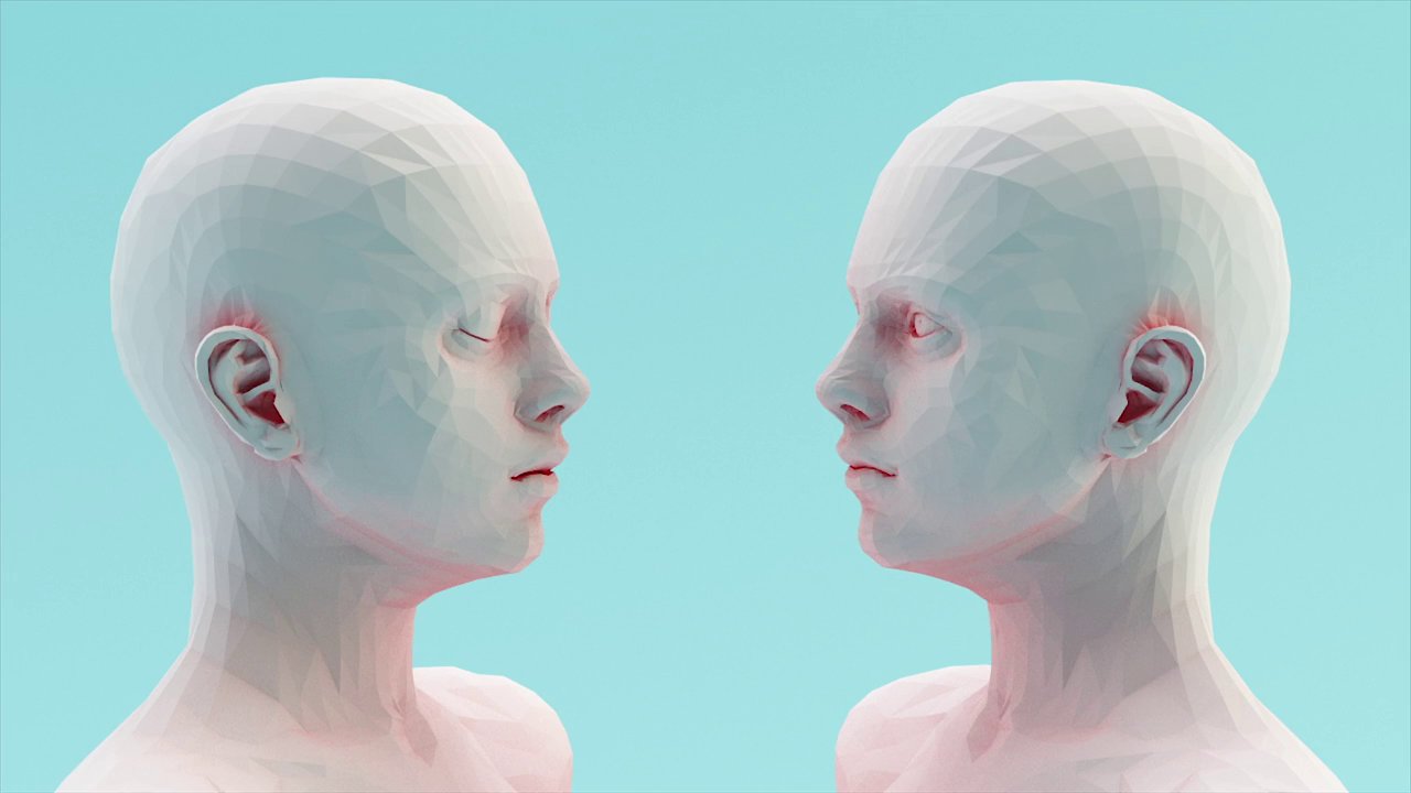 Parametric Expression, Creepy Video of Computer Animated Facial Expressions
