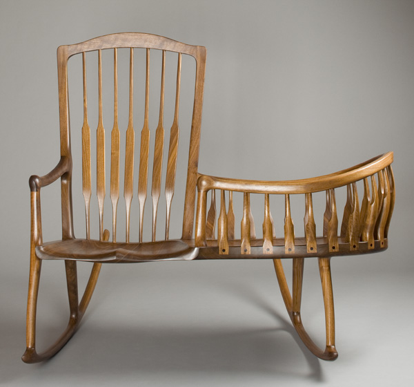 Rocker Cradle, A Combination Rocking Chair and Cradle