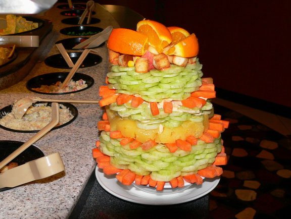 Massive Salad Towers Created at Pizza Hut Salad Bars in China Due to ...