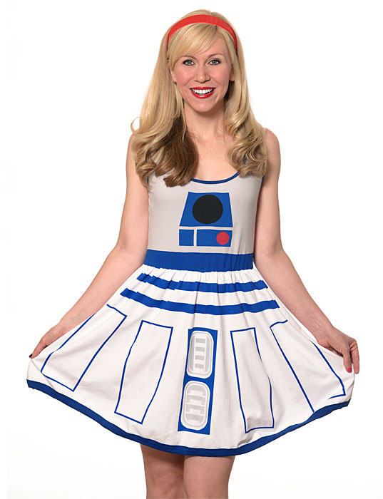 R2-D2 Fit and Flare Dress