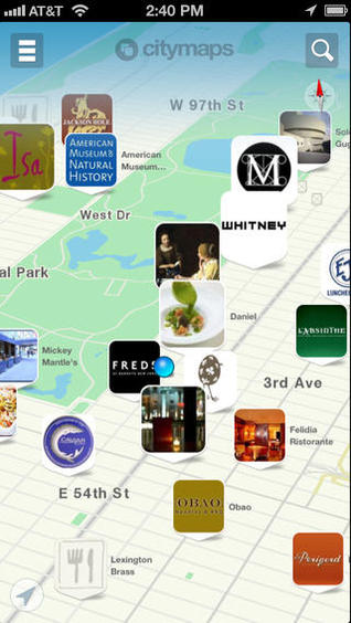 Citymaps, An App For Creating and Sharing Maps of Favorite Locations