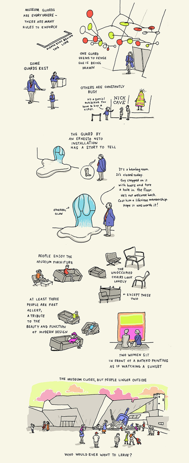 People of the Art Museum, A Comic About Museum Visitors