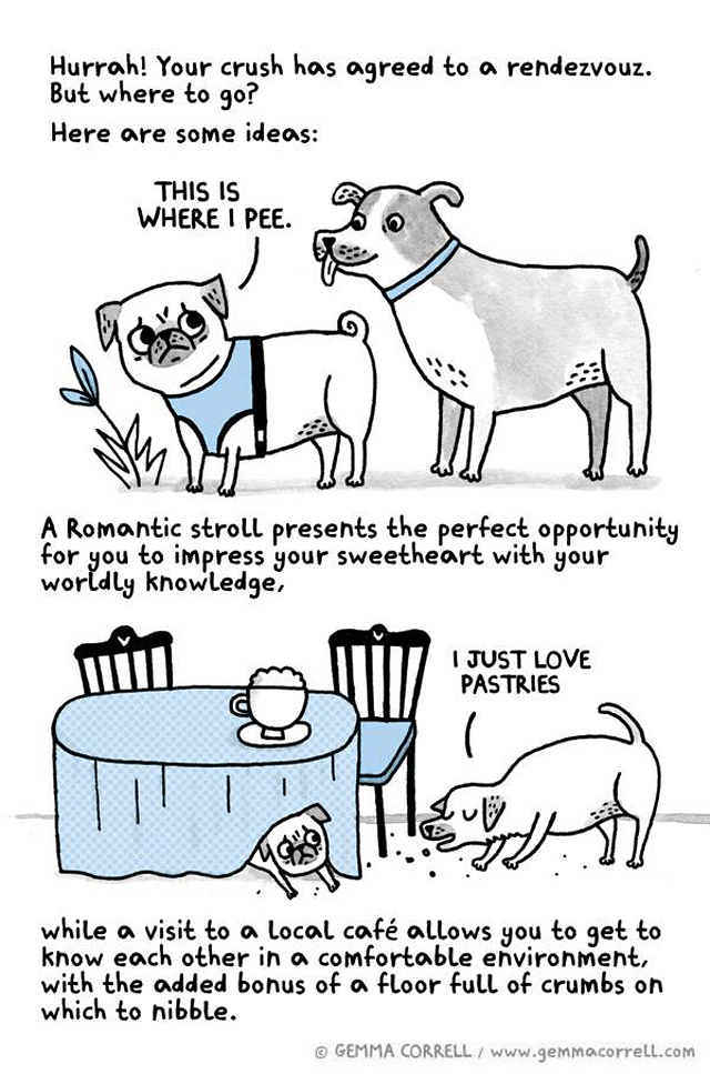 Pug's Guide to Dating, An Illustrated Book About Young Pugs & Their ...