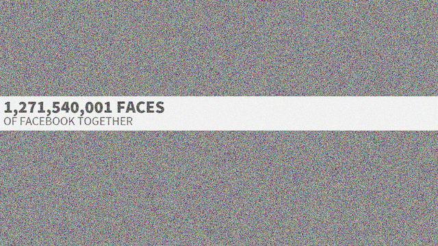 The Faces of Facebook Shows All 1.2 Billion Facebook Profile Photos in ...