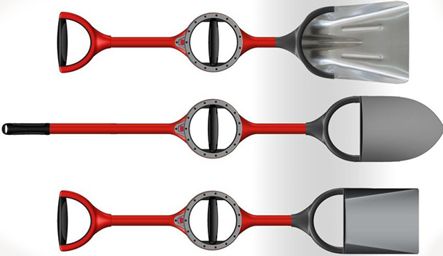 The Ergonomic Shovel, A Back-Saving Shovel That Features a Rotating ...