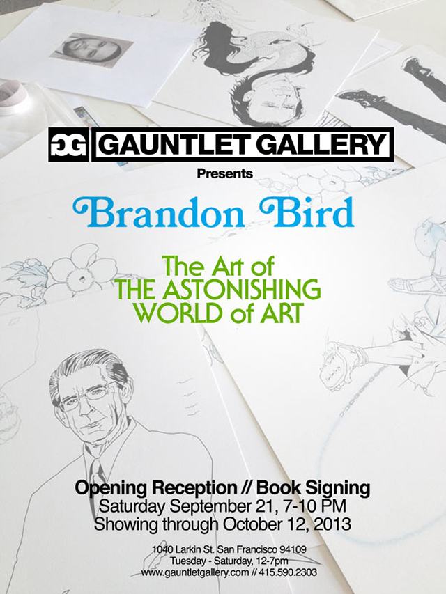 The Art of The Astonishing World of Art, Brandon Bird's Solo Show at ...