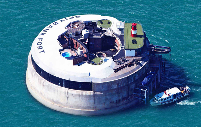 Spitbank Fort, A Luxury Hotel in a Victorian Sea Fort off the Coast of ...