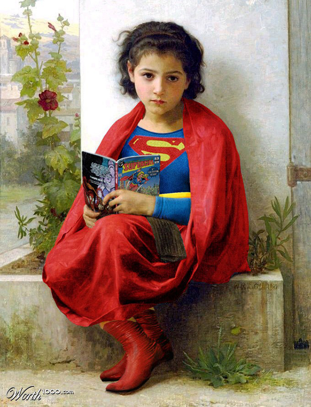 Classic Paintings Recreated With Modern Comic Book Superheroes