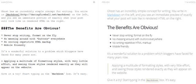 Ghost, A Simple, Open Source Blog Publishing Platform